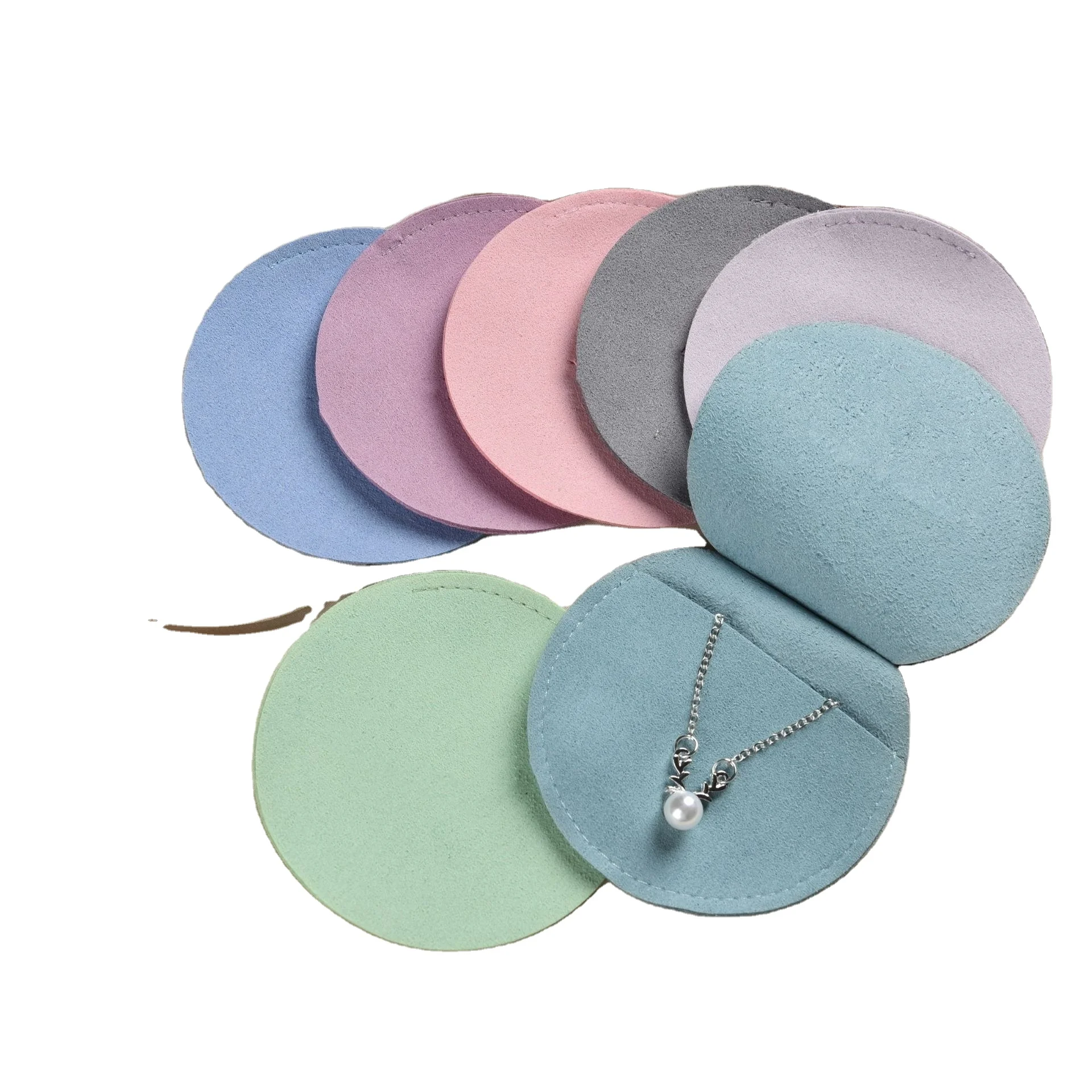 Folding Microfiber Storage Suede Button Flannel Pouches Bags For ...