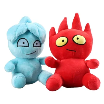 Fireboy And Watergirl Plush Toy Ice Girl Stuffed Doll Fire Man Plush ...