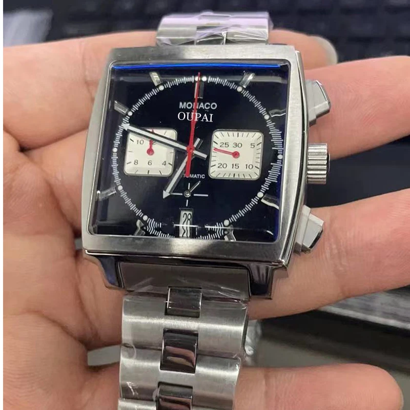 OUPAI 2023 New Arrival Square Chronograph Quartz Watch Man Stainless ...