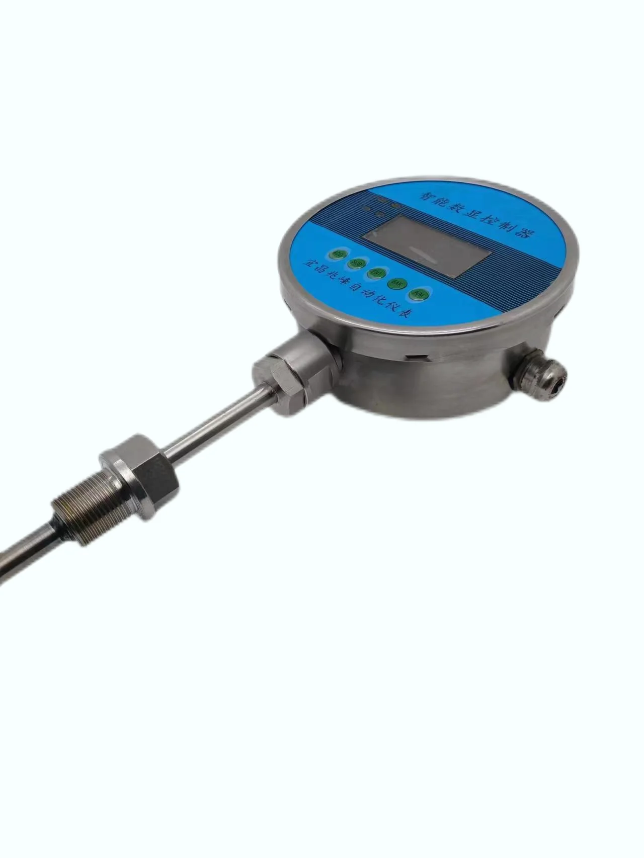 Industrial PT100 SPDT Temperature Controller Gauge Digit LCD Display Temperature Indicator ...