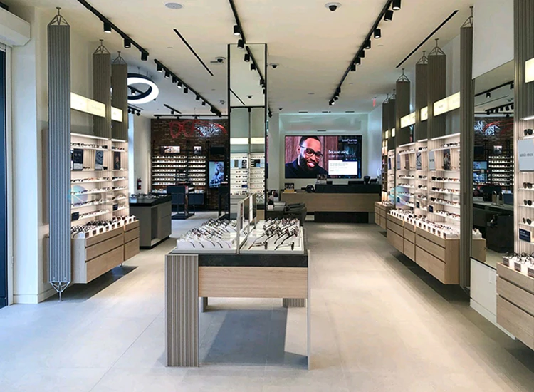 Rechi Custom Optical Store Display Fixture Design Sunglasses Shelf Shop ...