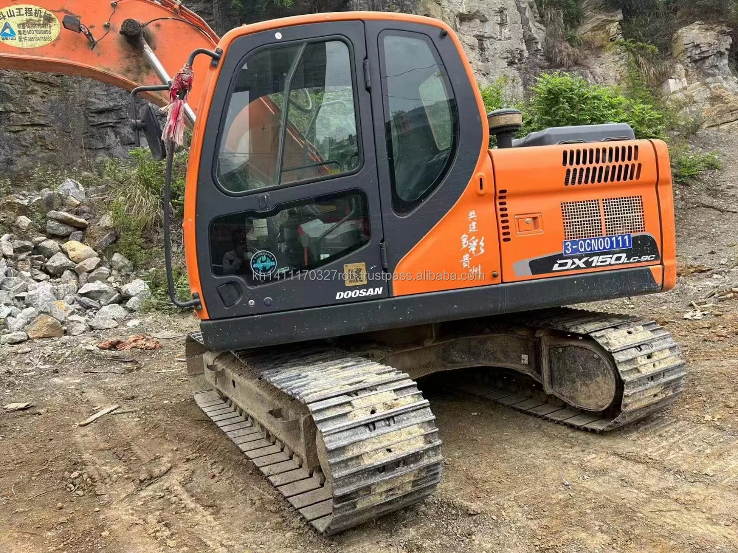Dx150-9 USED ORIGINAL DOOSAN DX150 DX150LC-9C HYDRAULIC EXCAVATOR 15 ...