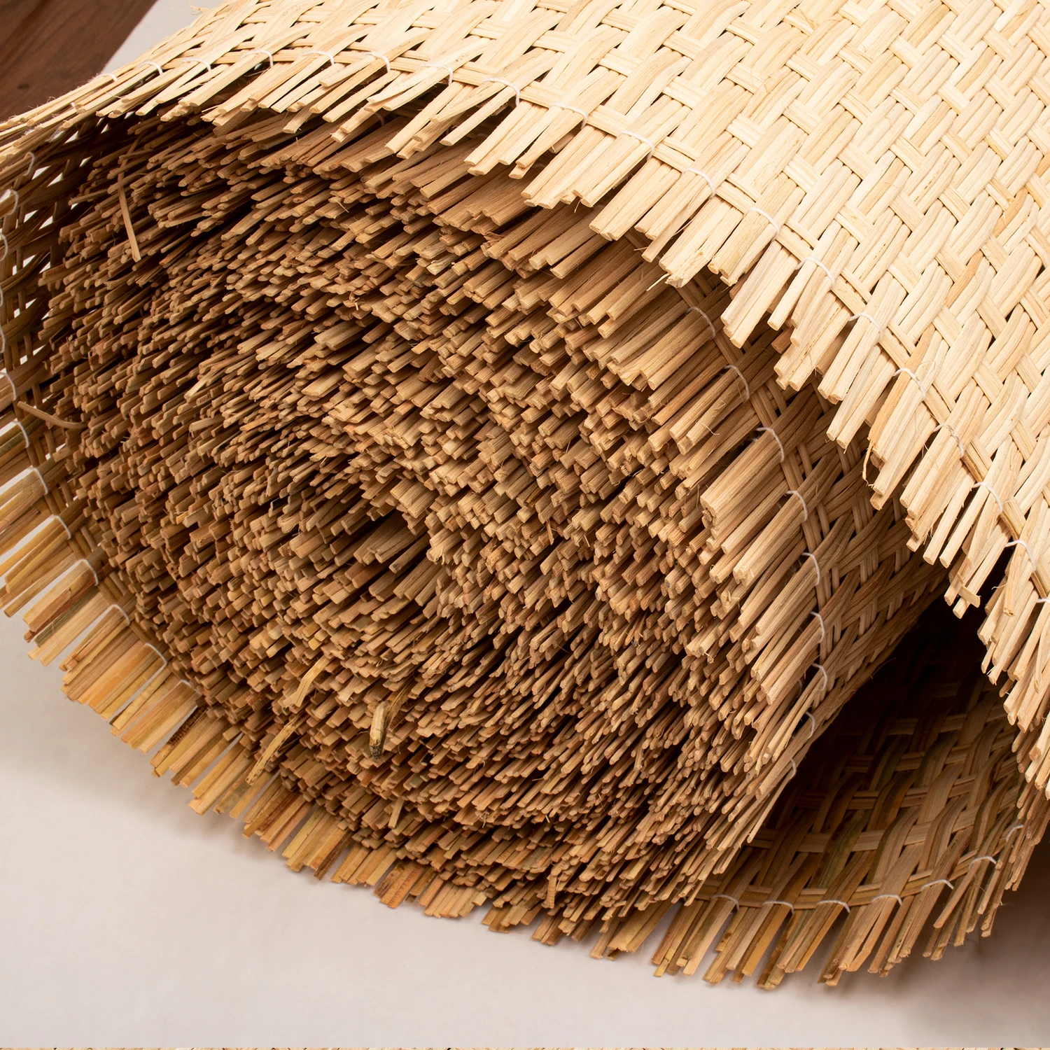 Natural Rattan Woven Mat For Rattan Furniture And Crafts Ceiling ...
