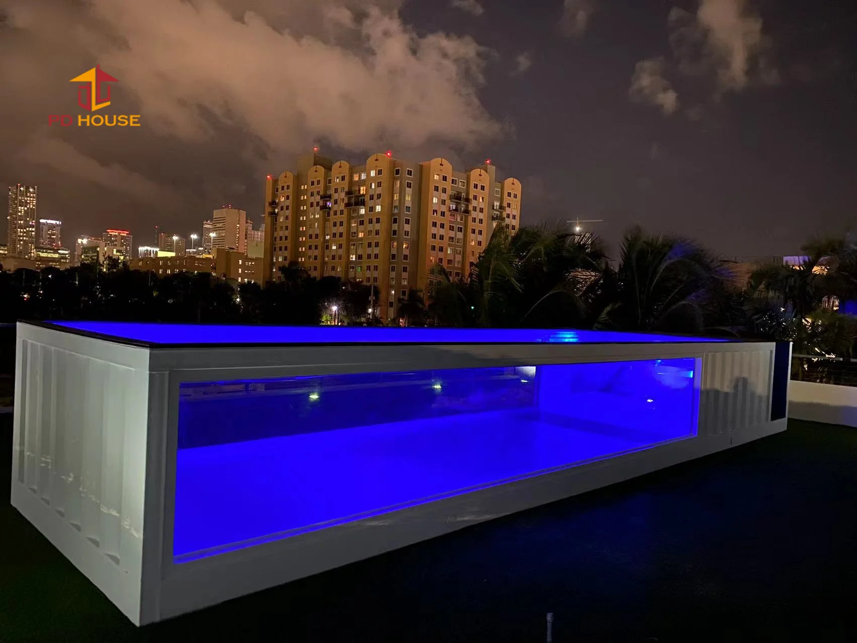 Factory Prefab 20ft 40ft Shipping Container Swimming Pools