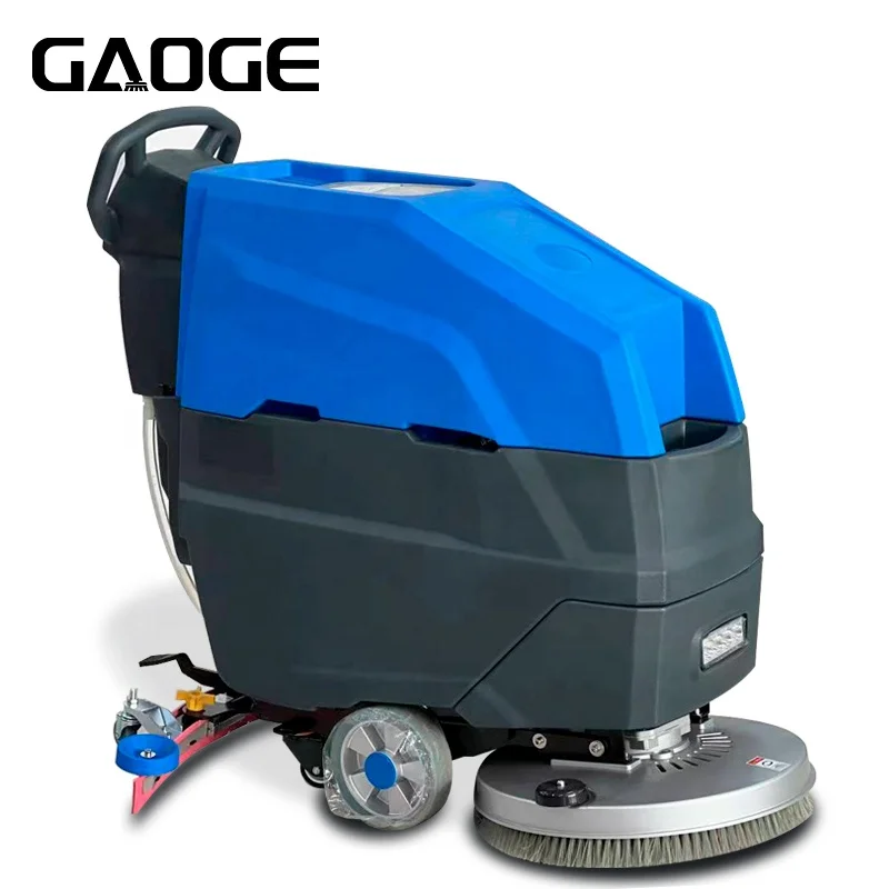 Gaoge F530 Auto Industrial Walk Behind Commercial 55/60l Floor Washing Machine Floor Scrubber ...