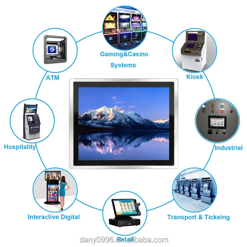 19 Inch Hdmi Monitor Communication Efficient Data Transfer Industrial ...