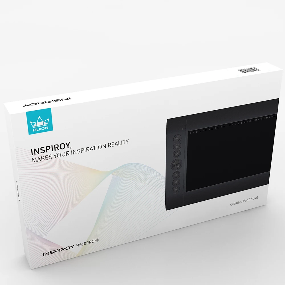Huion H610pro V2 Tlit Function 8192 Levels Pressure Sensitivity Passive ...
