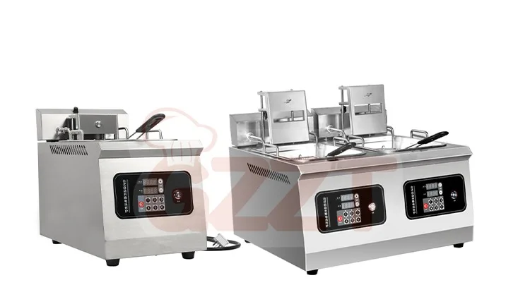 1/2 Tank 14l 28l Program Automatic Lift Electric Oil Fryer Commercial ...