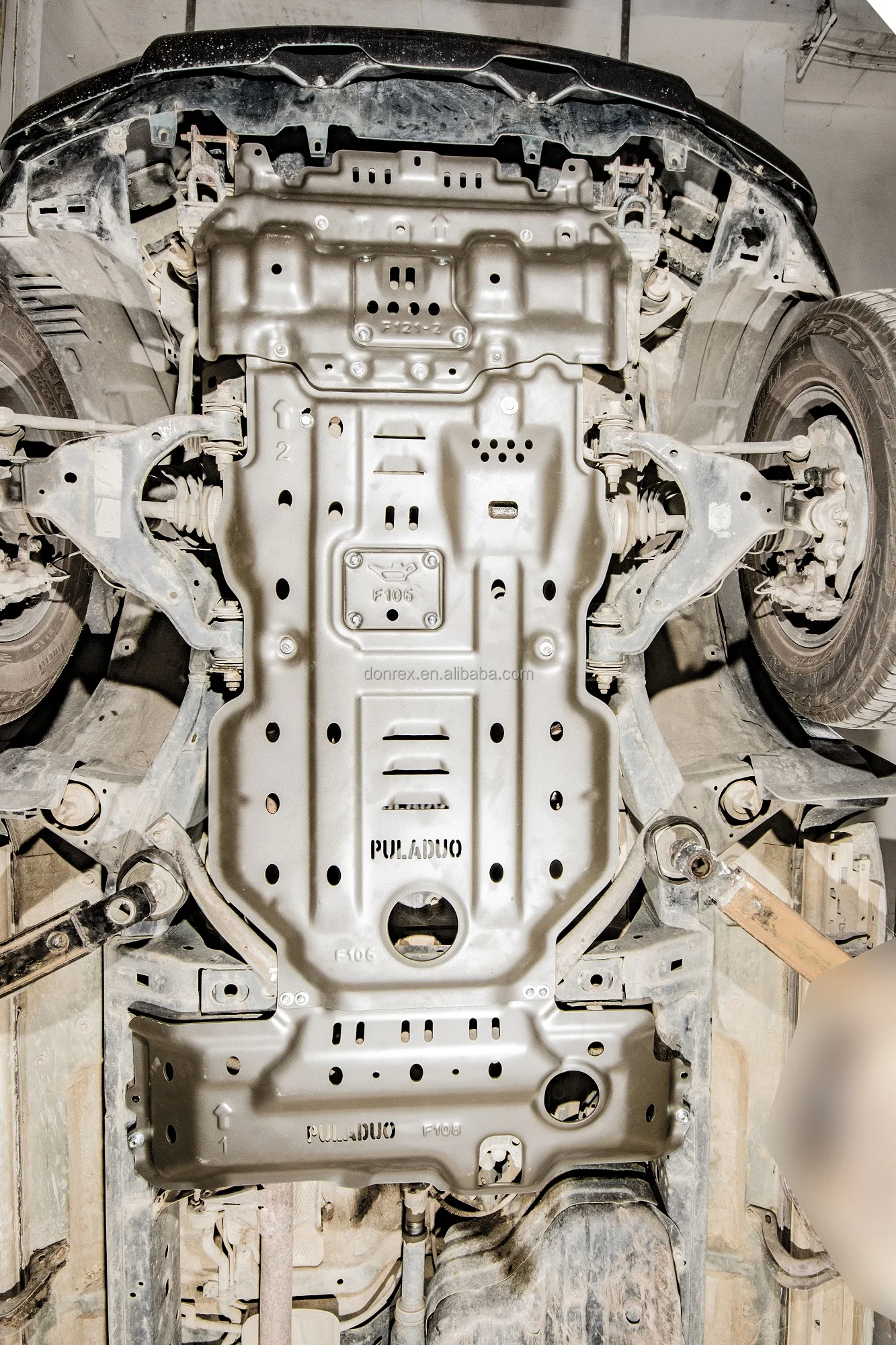 Body Parts Lower Underbody Guard Aluminum Alloy Prado Lc120 Engine ...