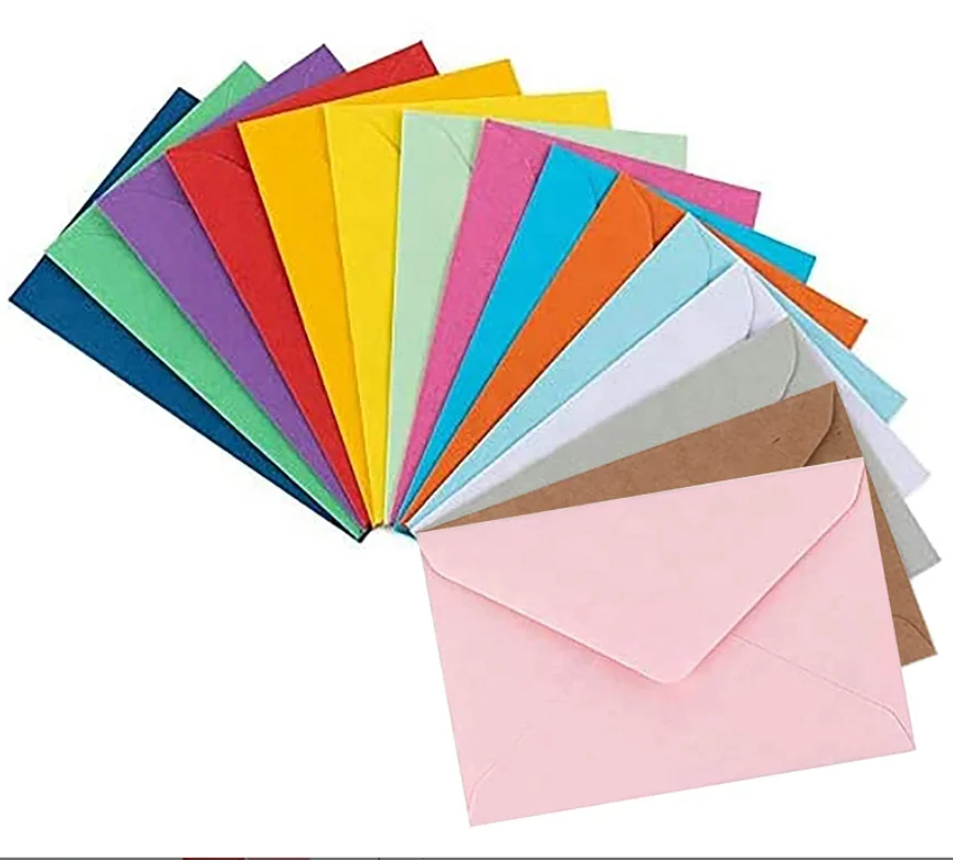 A7 Colored Envelopes And Cards 5 X 7 V Flap Invitation Envelopes - Buy ...