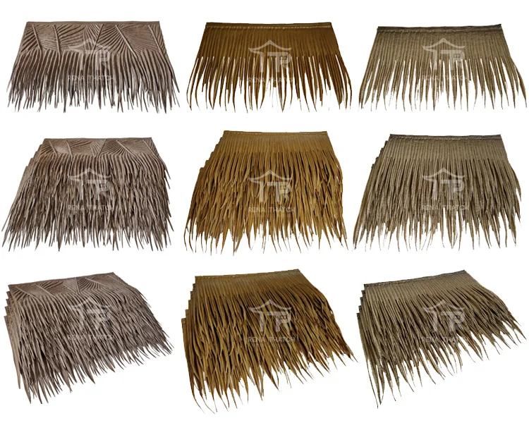 HDPE Synthetic Palm Thatch - Durable & Versatile Roofing