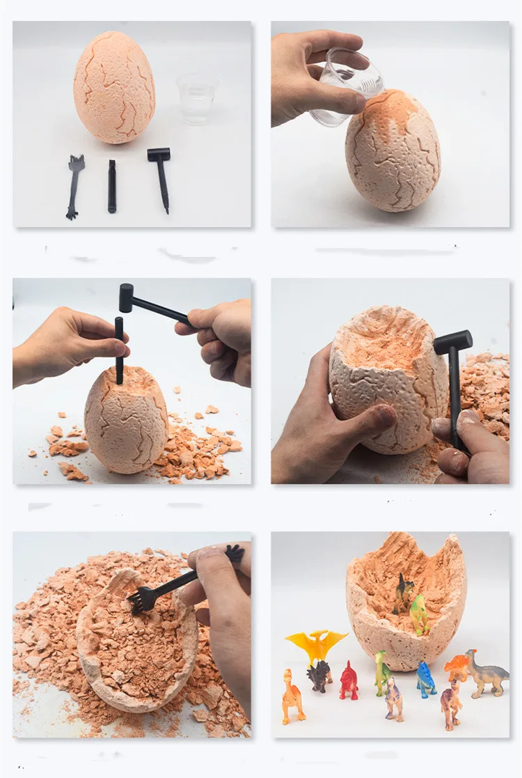 Hot Sell Dino Mage Egg Excavation Educational Dinosaur Toys Jumbo Dino ...