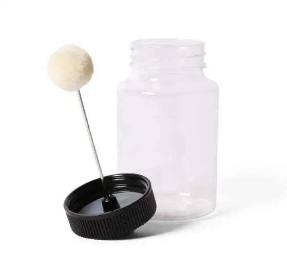 120 Ml Pet Plastic Empty Bottle With Dauber Screw For Glue Packing ...