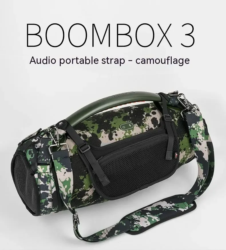 Jbl Boombox 3 Waterproof Portable Bluetooth Speaker Shoulder Strap Side ...
