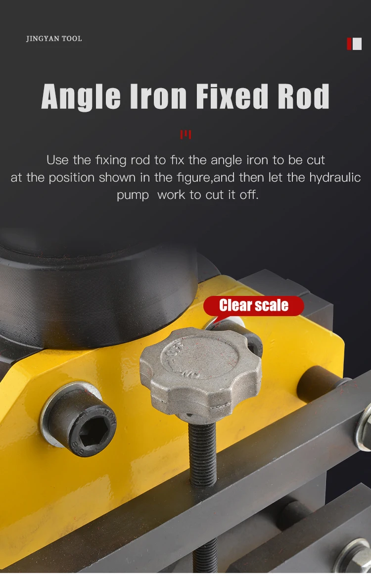 CAC-75 bar Pump Hydraulic Angle Steel Cutter Angle Iron Busbar Cutting ...