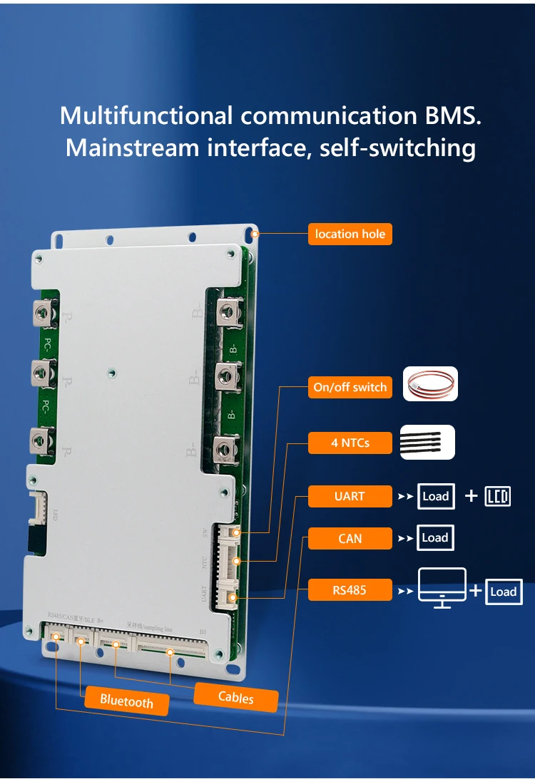 Tdt Battery Management System Ais (bms) Smart 12-24s 20-150a High ...