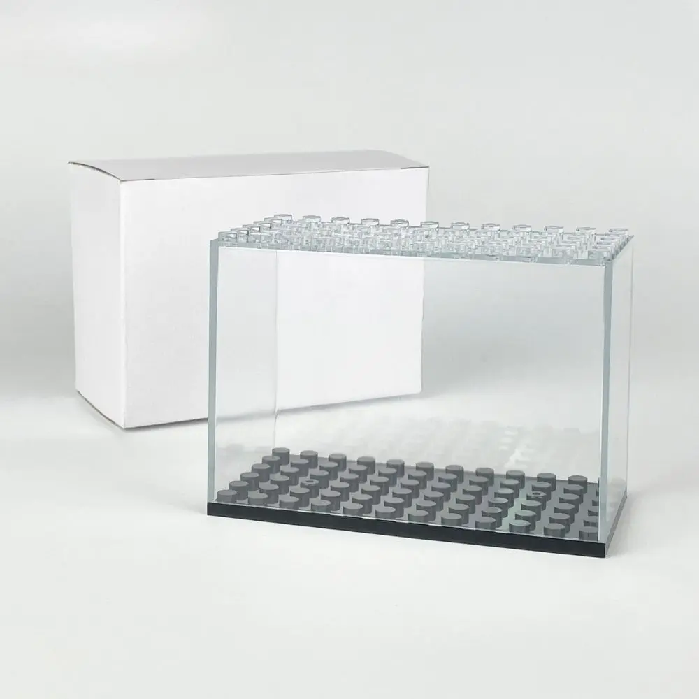 Minifigure Display Case Clear Brick Display Box for Mini Figure Lego Case Display Organizer ...
