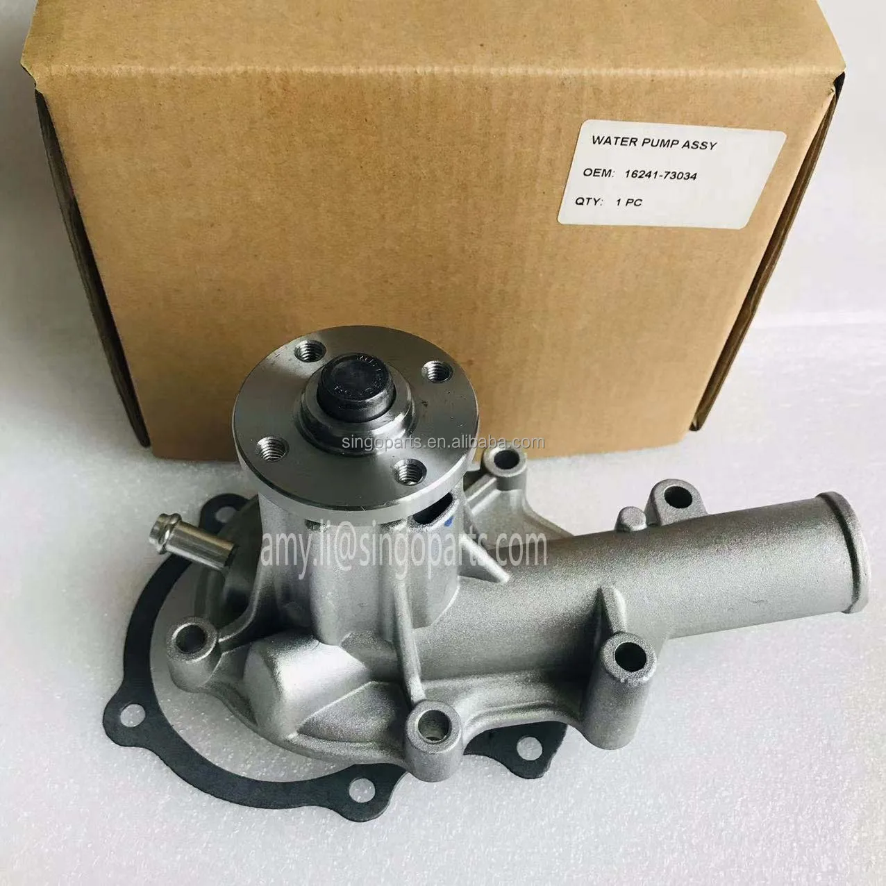 Engine Water Pump for Kubota D1105 V1505 - Replacement Water Pump with ...