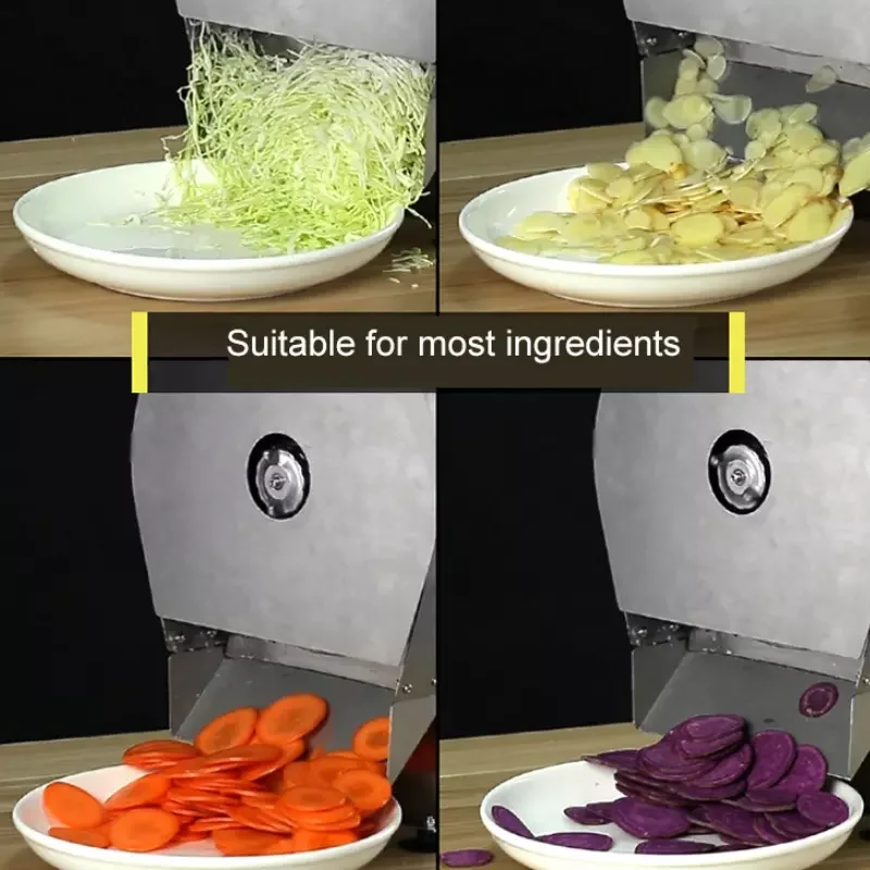 Manual Industrial Electric Cassava Crisp Carrot Slicer