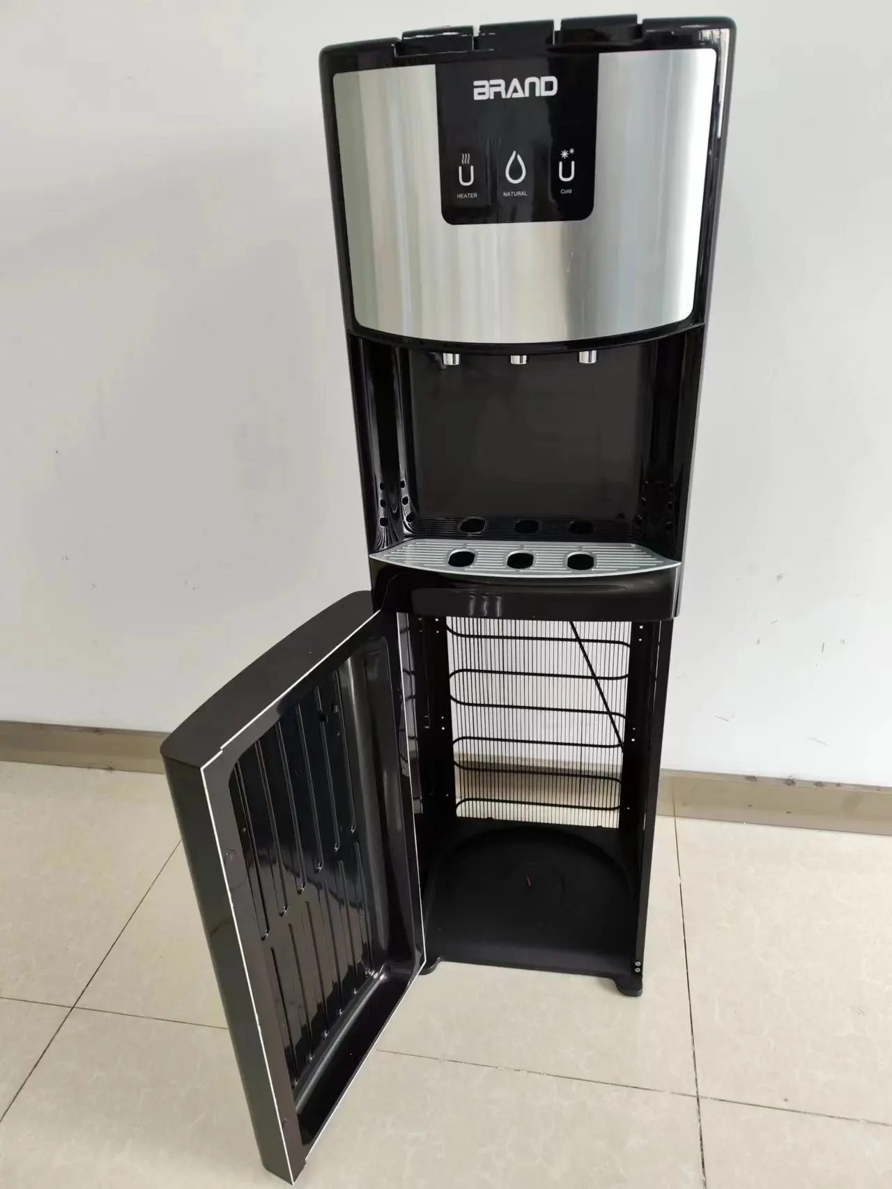 Stainless Steel Front Water Dispenser - Bottom Loading