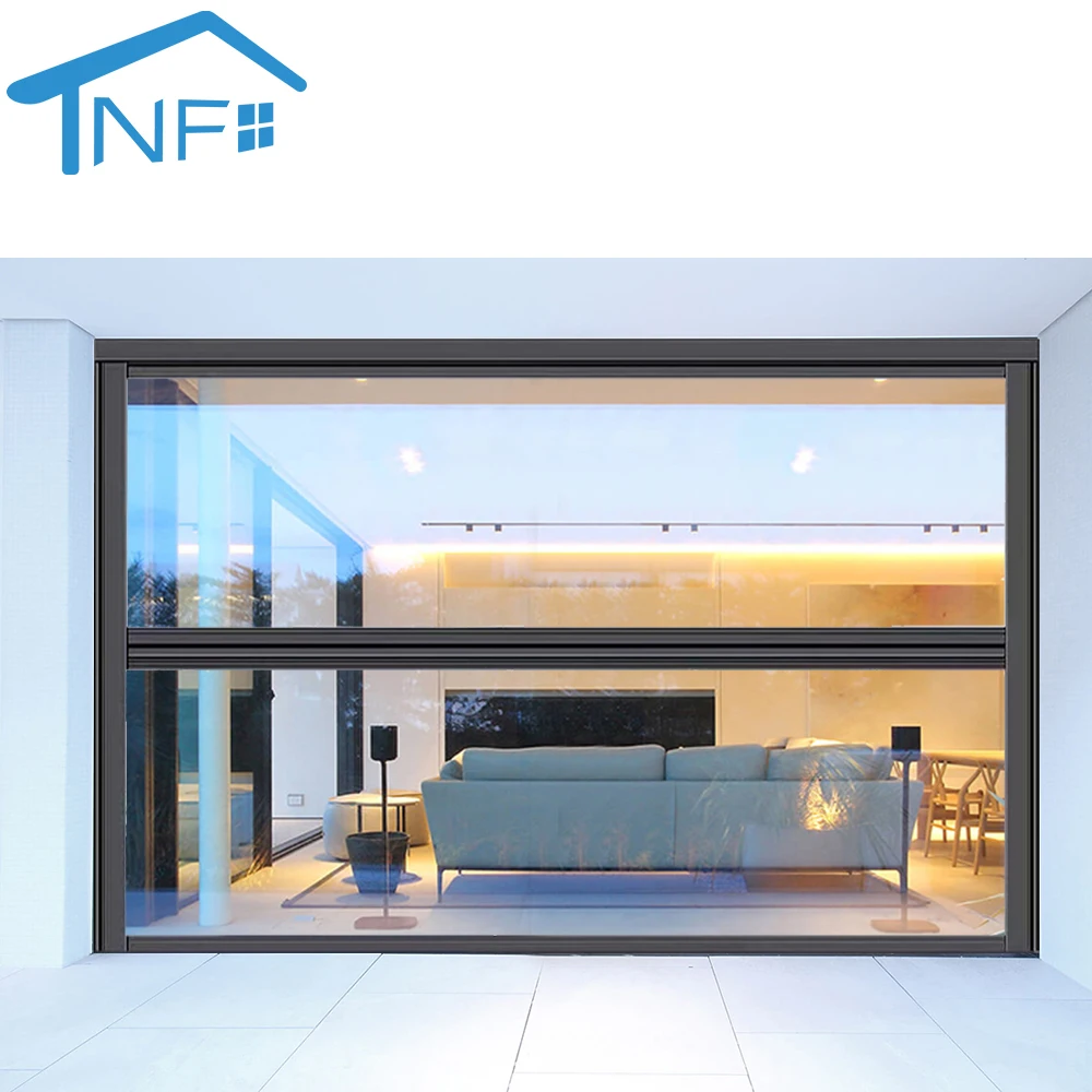 Restaurant Vertical Lift Up Aluminium Folding Door And Guillotine ...