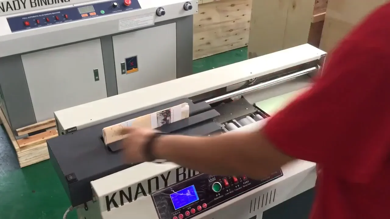 China Cheap Automatic Electric Perfect Book Glue Binding Biner Machine ...