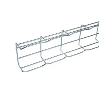 Galvanized Grid Bridge Cable Trough Cable Rack Open Hollow Steel Mesh ...
