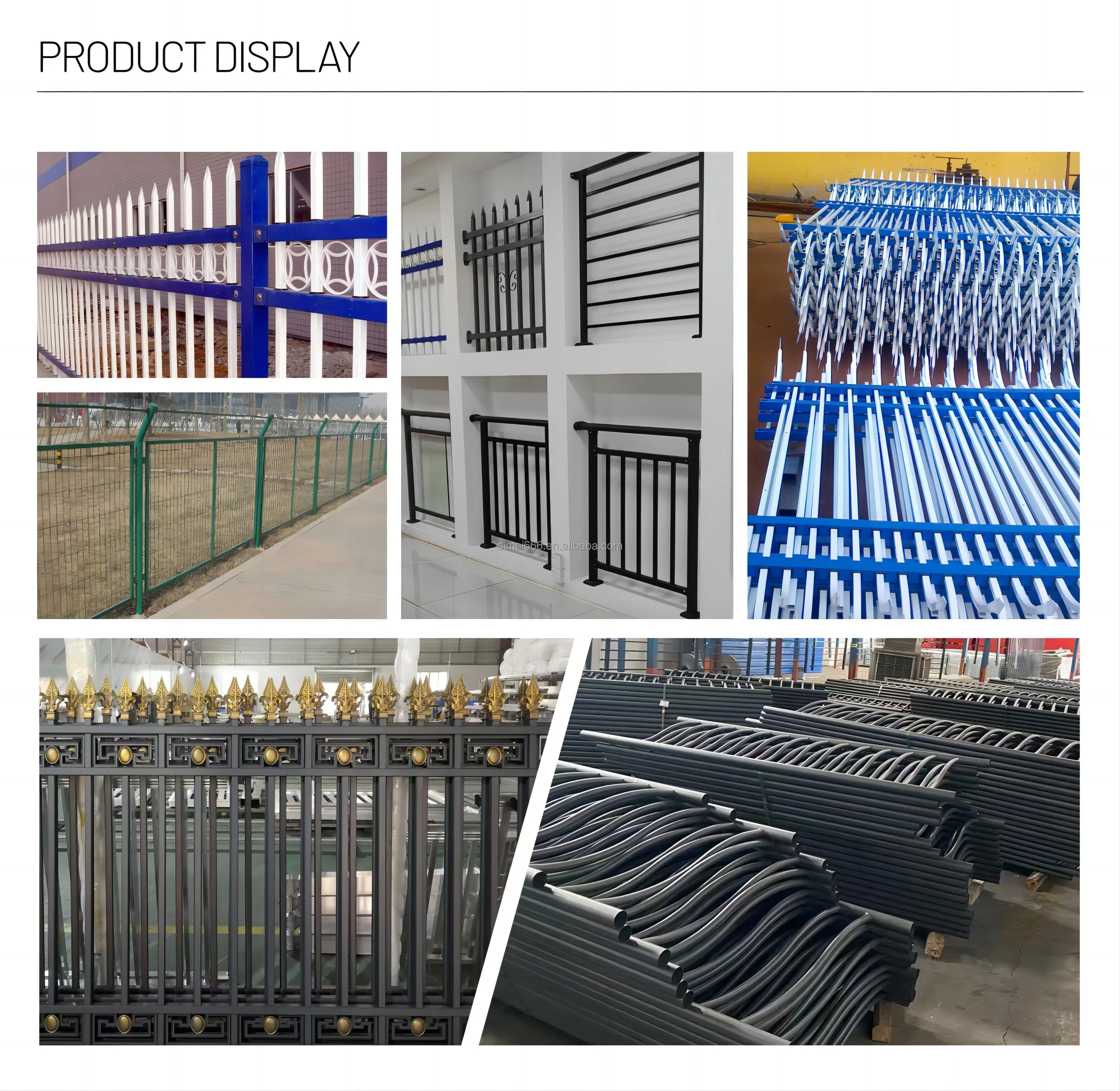 Factory Customized Outdoor Stair Rail Playground Colorful Railings ...