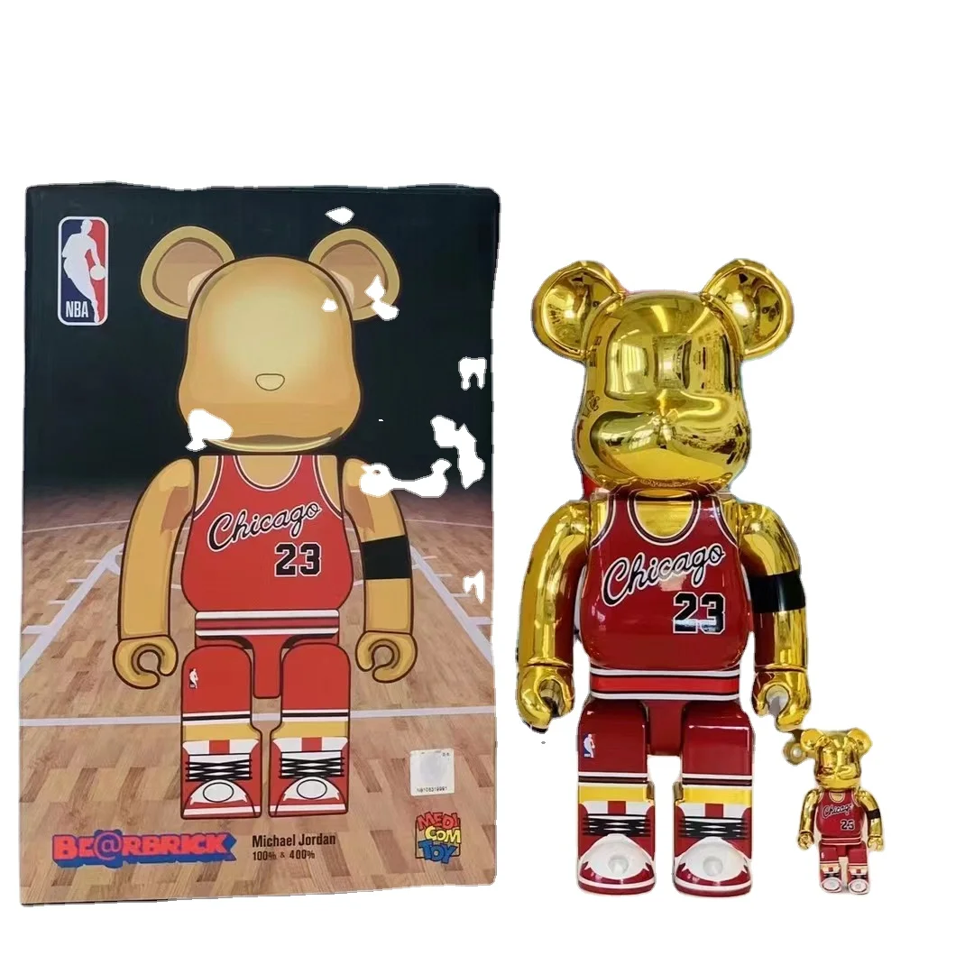 High Quality Bearbrick 400% 28cm Block Bear Doll Decoration Movable ...