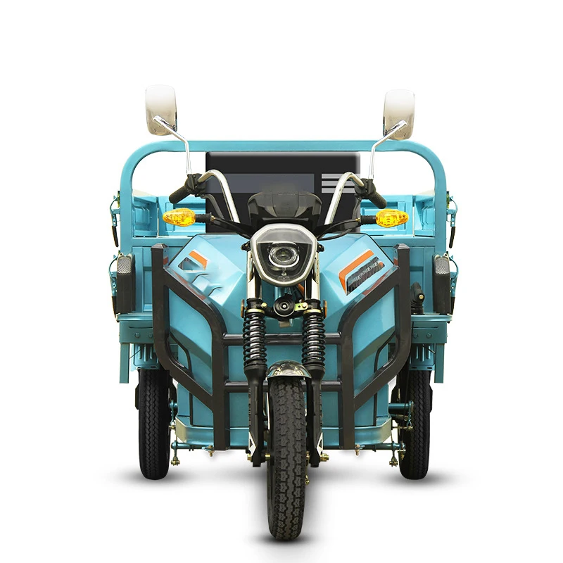 Electric Trike With Cabin Three Wheeler Agricultural Closed Farm 2000 W ...