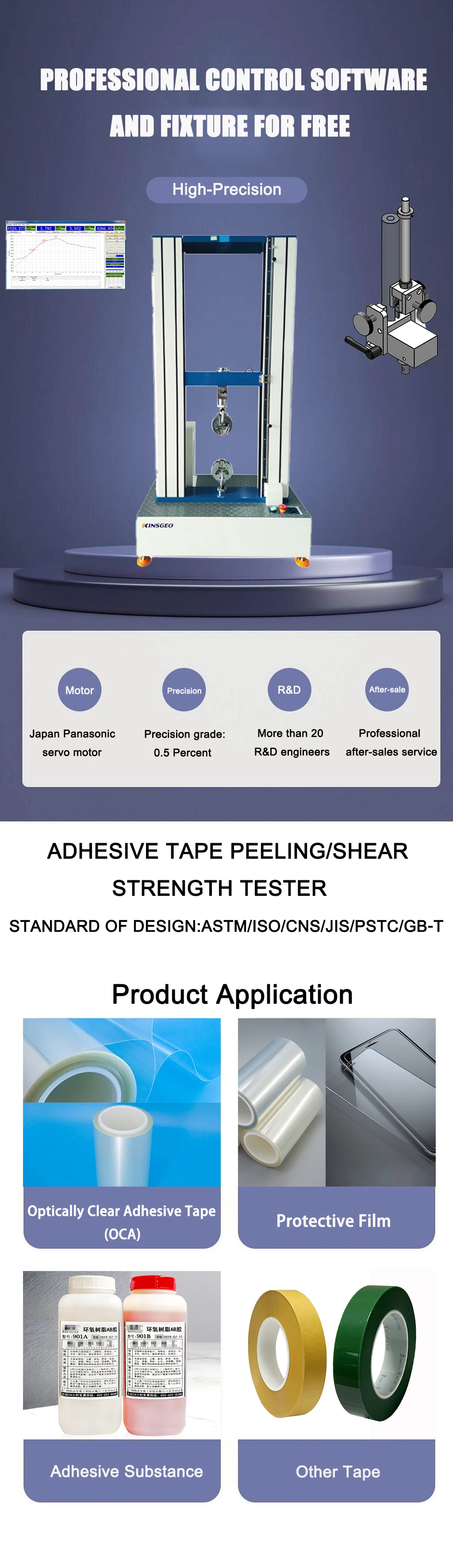Laboratory Adhesive Shear Strength Tester Shear Force Testing Machine ...