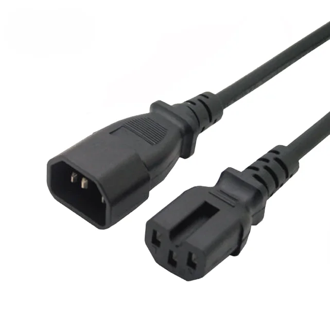 High Quality IEC C14 to C15 Power Cord 10a250v 1.8m Male to Female ...