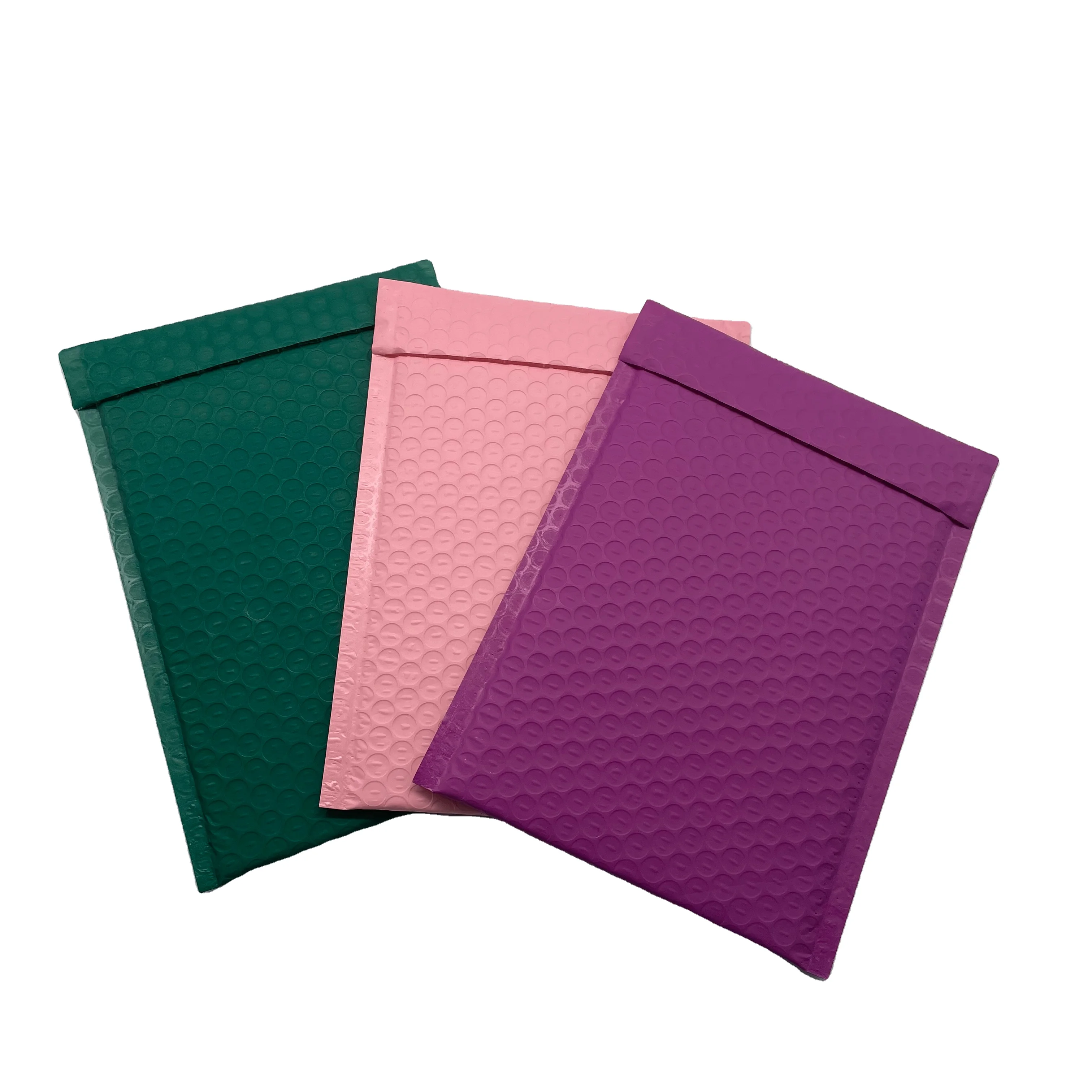 Custom Matt Pink Bubble Envelope - Free Sample Poly Mailer