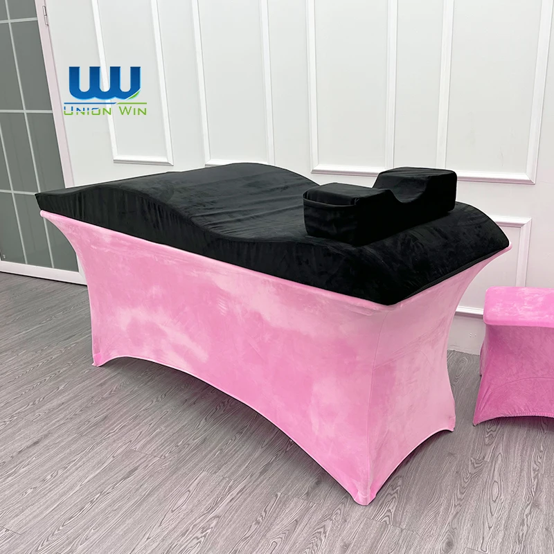 Curved Memory Foam Topper for Massage Table - Lash Bed Mattress Green