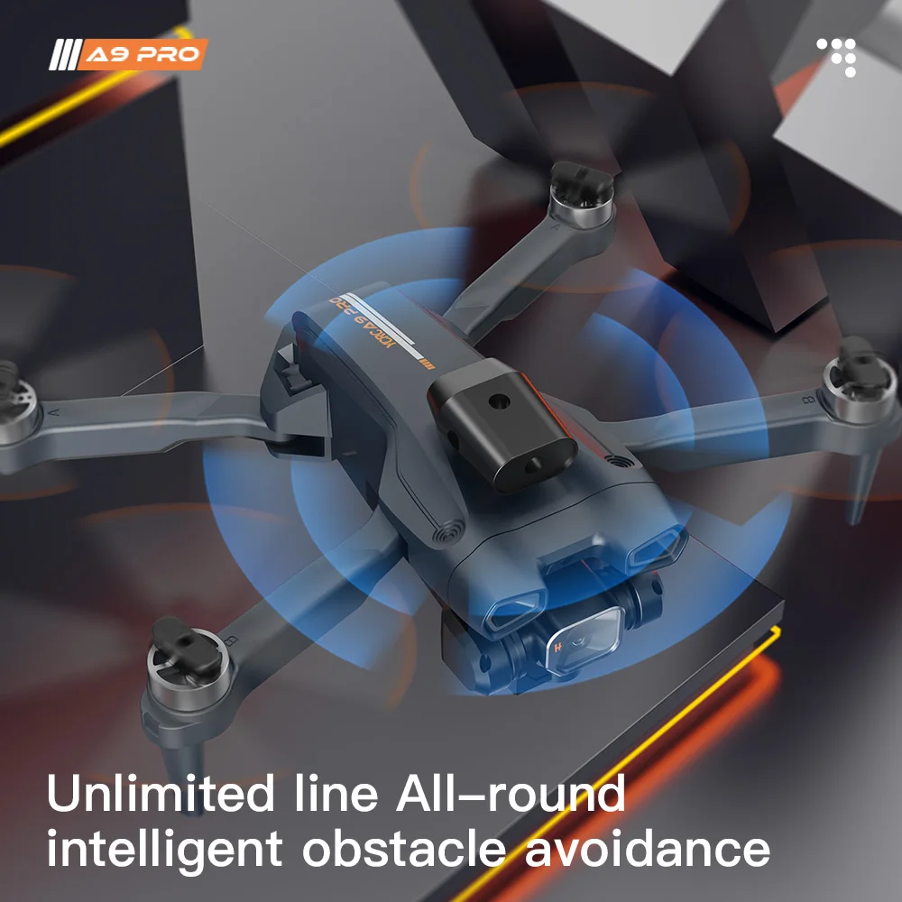 New A9 Pro 8k Drone 5g Wifi Fpv 4k Hd Camera Helicopter Brushless ...