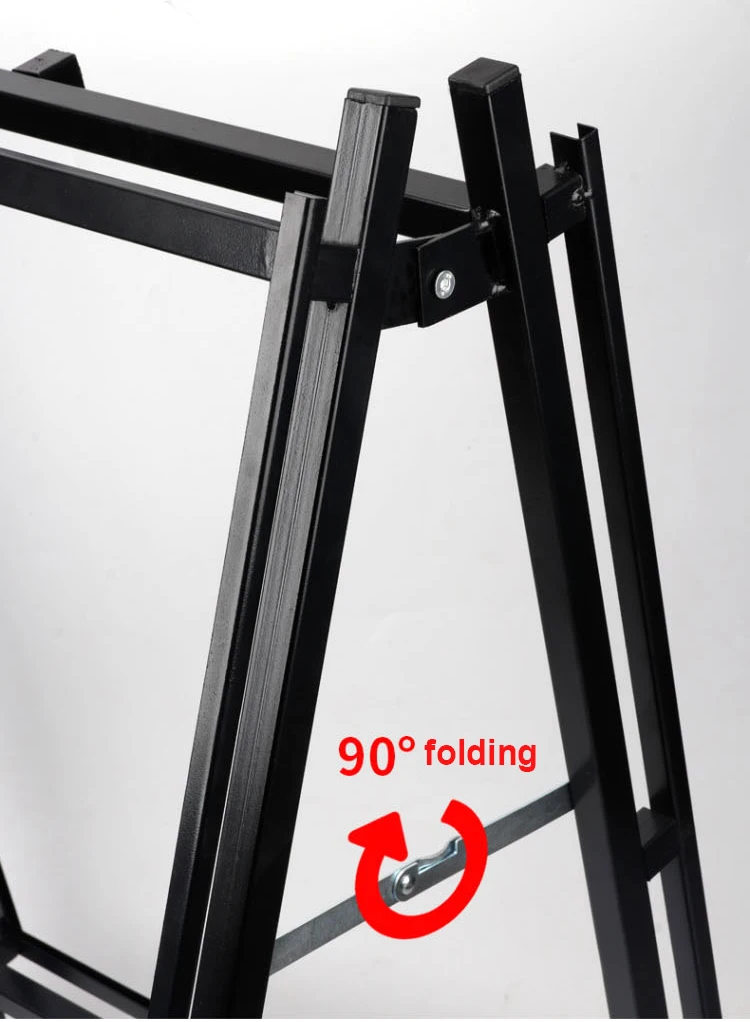 Metal Advertising Boards Stand Free Standing Display A Frame Double ...