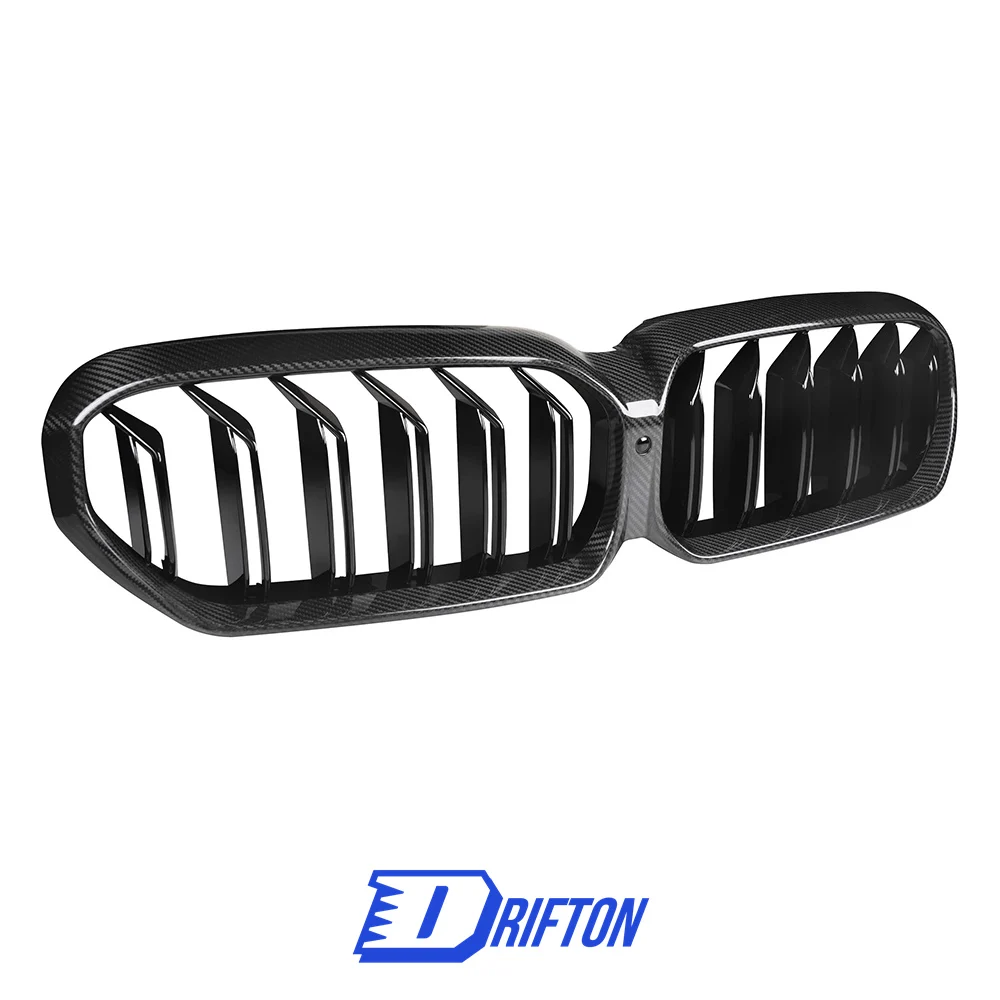 Dry Carbon Fiber Dual Slat Grille For Bmw 5 Series G30 Lci - Buy Front ...