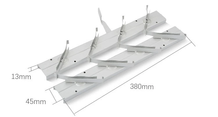 Modern Louver Support Bracket for Double Pull Rod Glass Aluminum Alloy ...