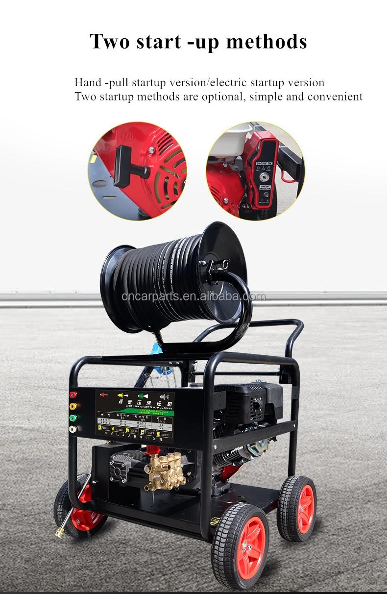 High Pressure Gasoline Jet Cleaning Pump Machine for General Pipe Dredging