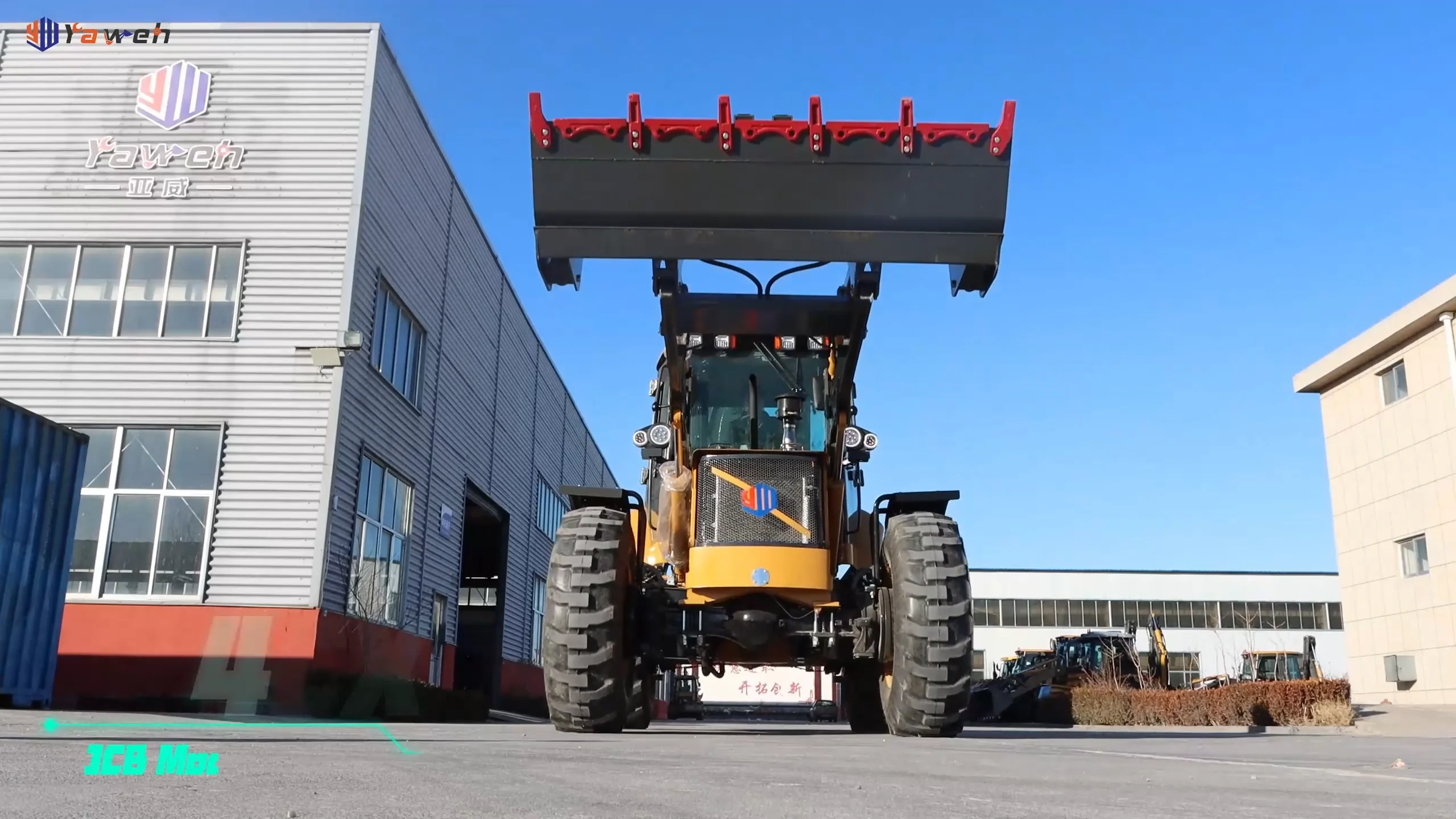 388 Tlb 4x4 Wheel Multifunction -backhoe Excavator Loader 2.5t Backhoe ...