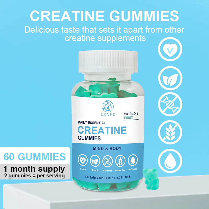 Customized Pre Workout Supplement - Creatine Monohydrate Gummies