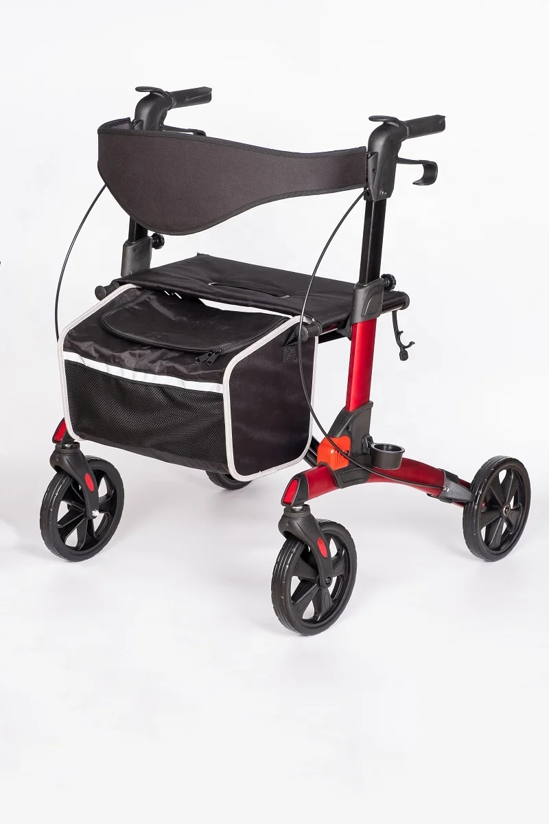 New ! 2024 Luxury All Terrain Aluminum Rollator Walker With Comfortable Padded Seat TRA35 ...