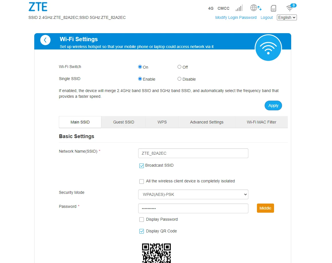 Brand New Zte Home Wifi 4g Router Mf296r / Zte Mf296d 4g Lte Cat6 ...