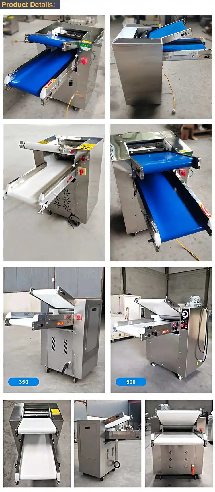 26Cm Bakery Pie Kneading Commercial Croissant Roller Sheeter Cutter ...