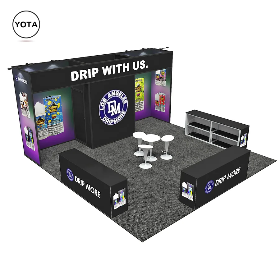 Tawns Portable 6x6 Aluminum Tension Fabric Material Advertising ...