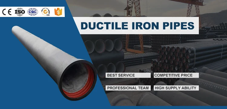 T-section Nodular Cast Iron For Gas And Liquid Transportation In ...