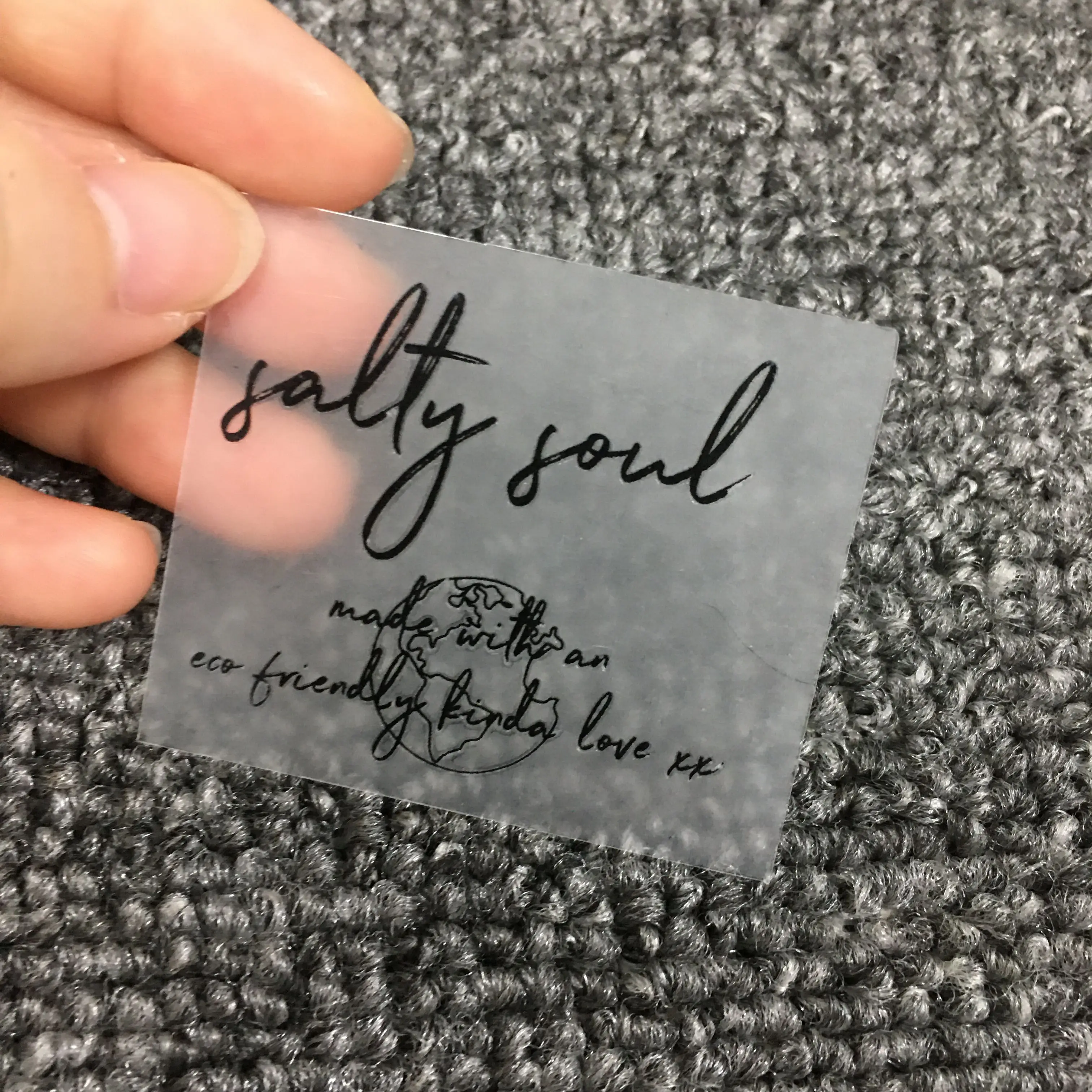 Custom Heat Transfer Tag Label Heat Transfer Labels Numbering 3d Heat ...