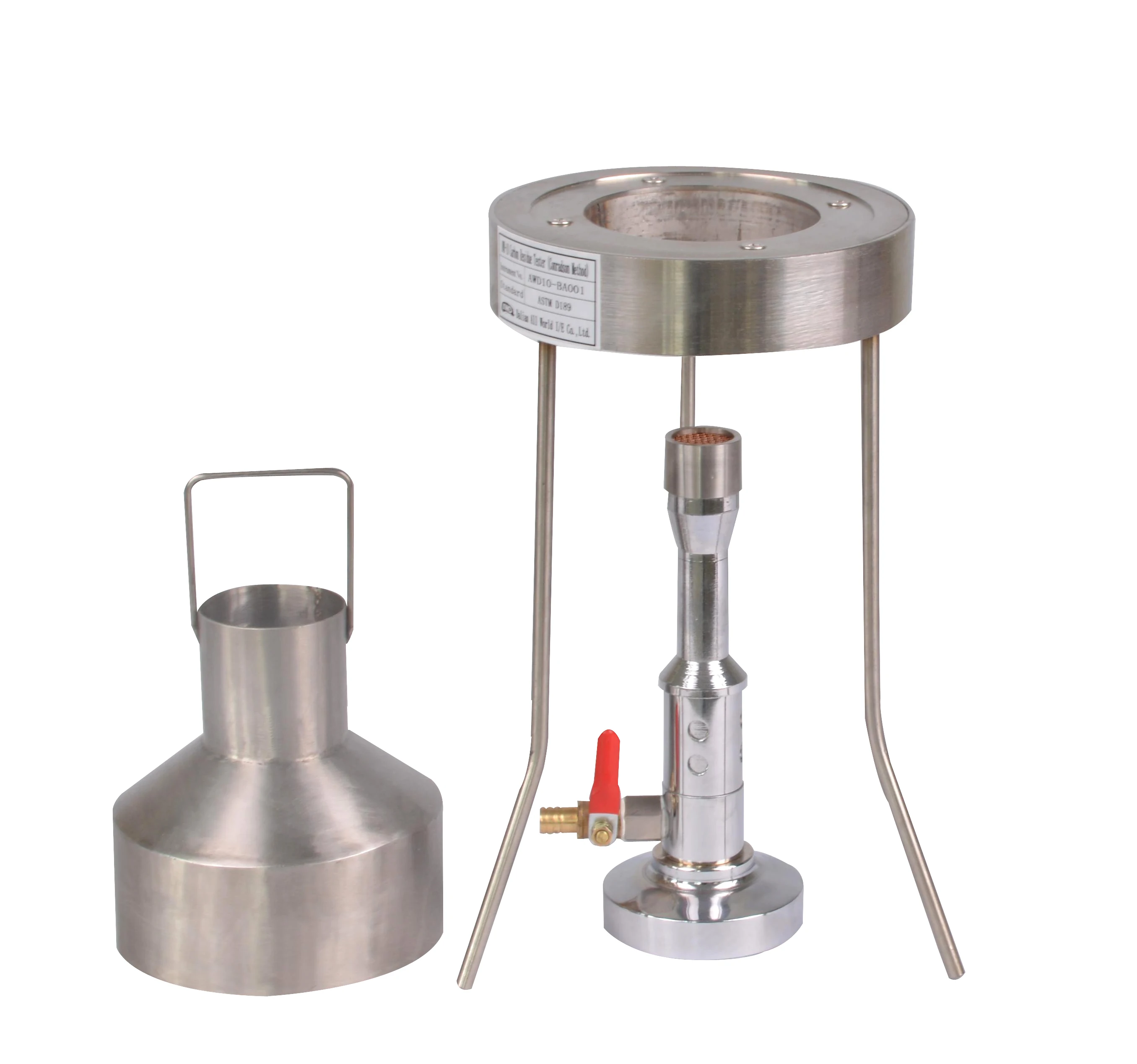 Probador de residuos de carbono ASTM D189 AWD-10, (método conradson ...