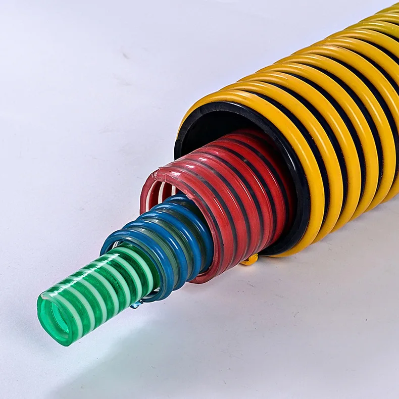 Rib Spiral Reinforcement Pvc Flexible Pipe Produce Machine Pvc Suction ...