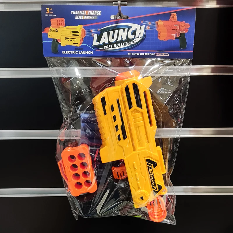 Safe Toy Gun with Soft Bullets - Fun for Kids & Adults